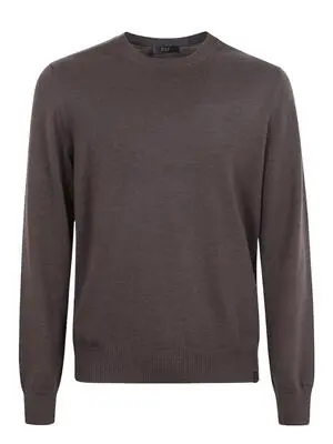 FAY Crew-neck Sweater - Black