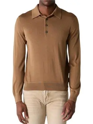 TOM FORD Long-sleeve Polo Shirt