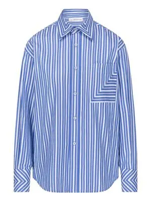 VICTORIA BECKHAM Victoria Beckham Striped Cotton Shirt