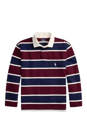 Polo Ralph Lauren Long-sleeve Striped Polo Shirt - Brown
