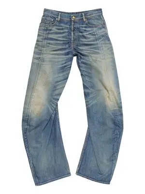 Acne Studios Loose-fit Twill Denim Jeans - Medium Blue