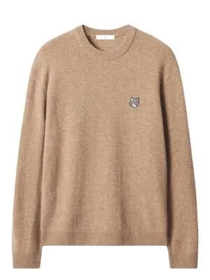 Maison Kitsuné Long-sleeved Sweater - Brown