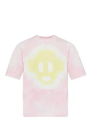 Casablanca Casablanca Floral Logo Printed T-Shirt Pink