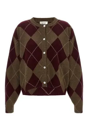 BE YOU Crew-neck Cardigan - Multicolor