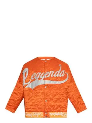 PDFCHANNEL Leggenda Quilted Jacket - Orange