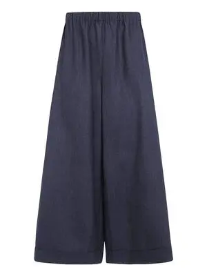 DANIELA GREGIS Elastic-waist Casual Trousers - Black