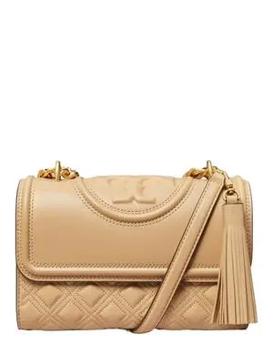 Tory Burch Fleming Convertible Small Shoulder Bag - Nude