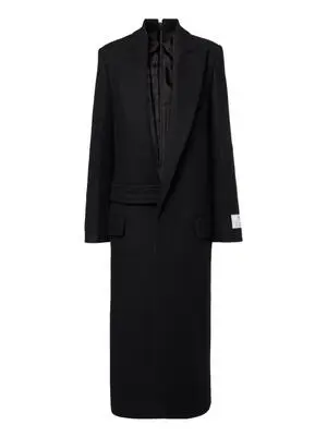 Victoria Beckham Long-sleeved Coat - Black