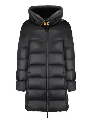 PARAJUMPERS Hooded Long-sleeve Puffer Coat - Black