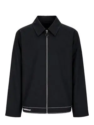 Casablanca Zip Up Jacket - Black