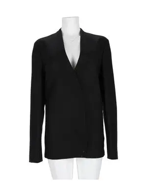MAISON MARGIELA Wool Plain Jacket - Black