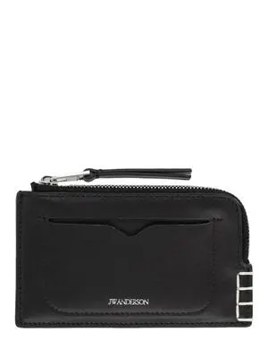 JW Anderson Leather Wallet - Black