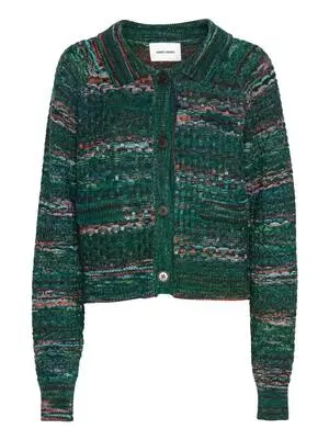 Henrik Vibskov Disguise Textured-knit Cardigan - Green
