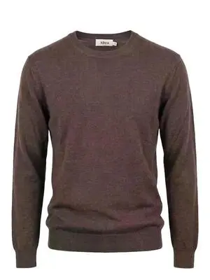 Altea Wool Crew-neck Sweater - Brown