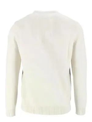 BALLANTYNE Argyle-intarsia Sweater - Neutrals