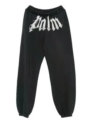 Palm Angels Logo-print Track Pants - Black
