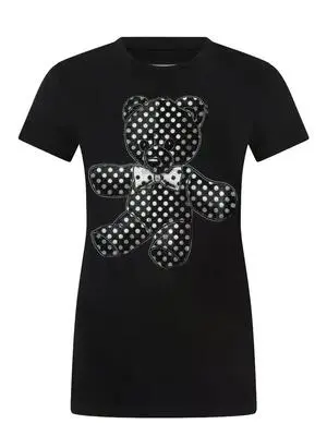 Philipp Plein Teddy Rhinestone-embellished T-shirt - Black