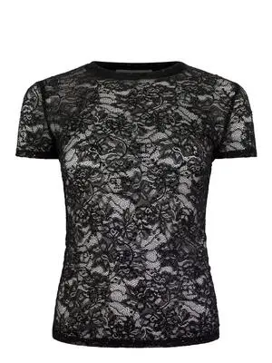 PHILIPP PLEIN Philipp Plein Strass-Embellished Lace T-Shirt