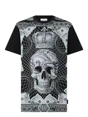 Philipp Plein Dollar Skull T-shirt - Black
