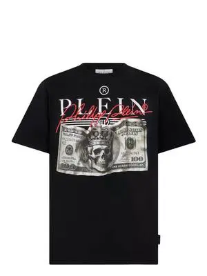 Philipp Plein Dollar Signature T-shirt - Black