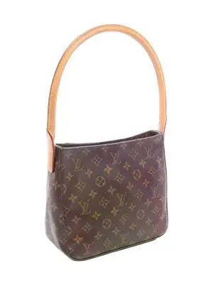 LOUIS VUITTON Looping Mm Monogram Shoulder Bag - Brown