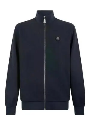 Philipp Plein Jacquard Monogram Jacket - Blue