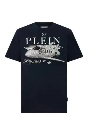Philipp Plein Round-neck T-shirt - Blue