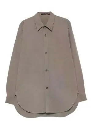 Sofie D'hoore Curved-hem Long-sleeve Shirt - Green