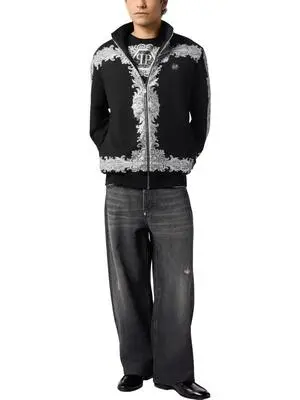 Philipp Plein Baroque Stones Track Jacket - Black