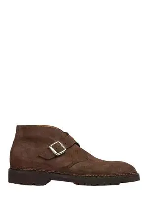 Bontoni Visionario Monk Strap Boots - Brown