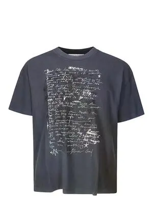 STOCKHOLM SURFBOARD CLUB Cotton T-shirt - Black