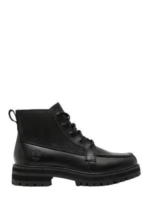 Timberland Moc-toe Lace-up Boots - Black