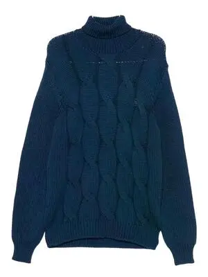 Herno Turtleneck Sweater - Blue