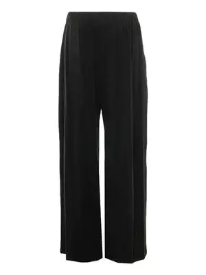 ELE Elasticated Loose-fit Track Pants - Black