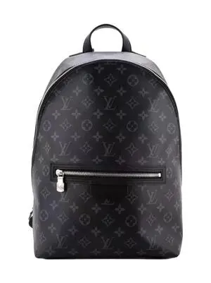 LOUIS VUITTON Discovery Slim Monogram Eclipse Canvas Backpack - Black