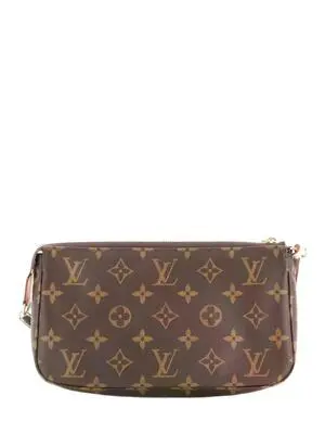 LOUIS VUITTON Pochette Accessoires Nm Monogram Canvas Clutch Bag - Brown