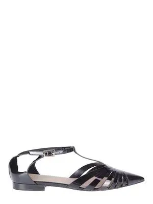 MALONE SOULIERS Jennifer Flat Mules - Black
