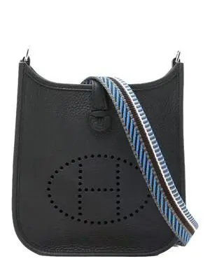 Hermès Clemence Evelyne I 16 Amazone Crossbody Bag - Black