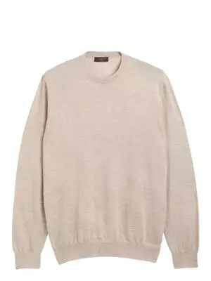 SLOWEAR Zanone Crew-neck Slim-fit Sweater - Neutrals