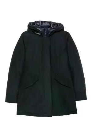 Woolrich Hooded Padded Coat - Blue