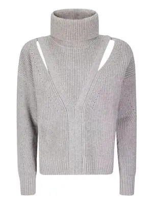 P.a.r.o.s.h Roll-neck Sweater - Grey
