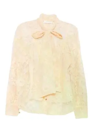 Zimmermann Valiant Lace Pussy-bow Blouse - Neutrals