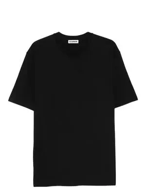 JIL SANDER Slogan-print Short-sleeve T-shirt - Black