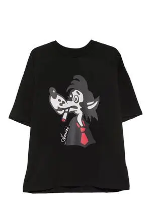 Amiri Smoking Wolf T-shirt - Black
