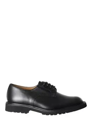 TRICKER'S Daniel Lace-up Leather Derby Shoes - Black