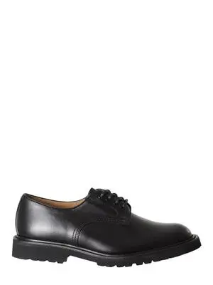 TRICKER'S Daniel Lace-up Leather Derby Shoes - Black