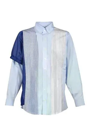 AWGE Patchwork Striped Shirt