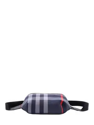 Burberry Sonny House Check Canvas Belt Bag - Black