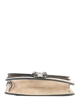 Gucci Dionysus Bag Gg Coated Canvas Super Mini Cross Body Bag - Brown