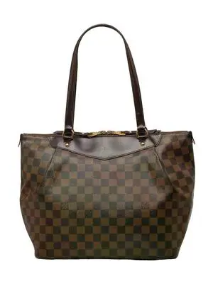 LOUIS VUITTON Damier Ebene Westminster Gm Shoulder Bag - Brown